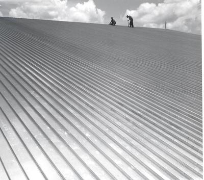 Fletcher Brownbuilt Ltd: 1960 View of typical Brown Built Roof showing ...