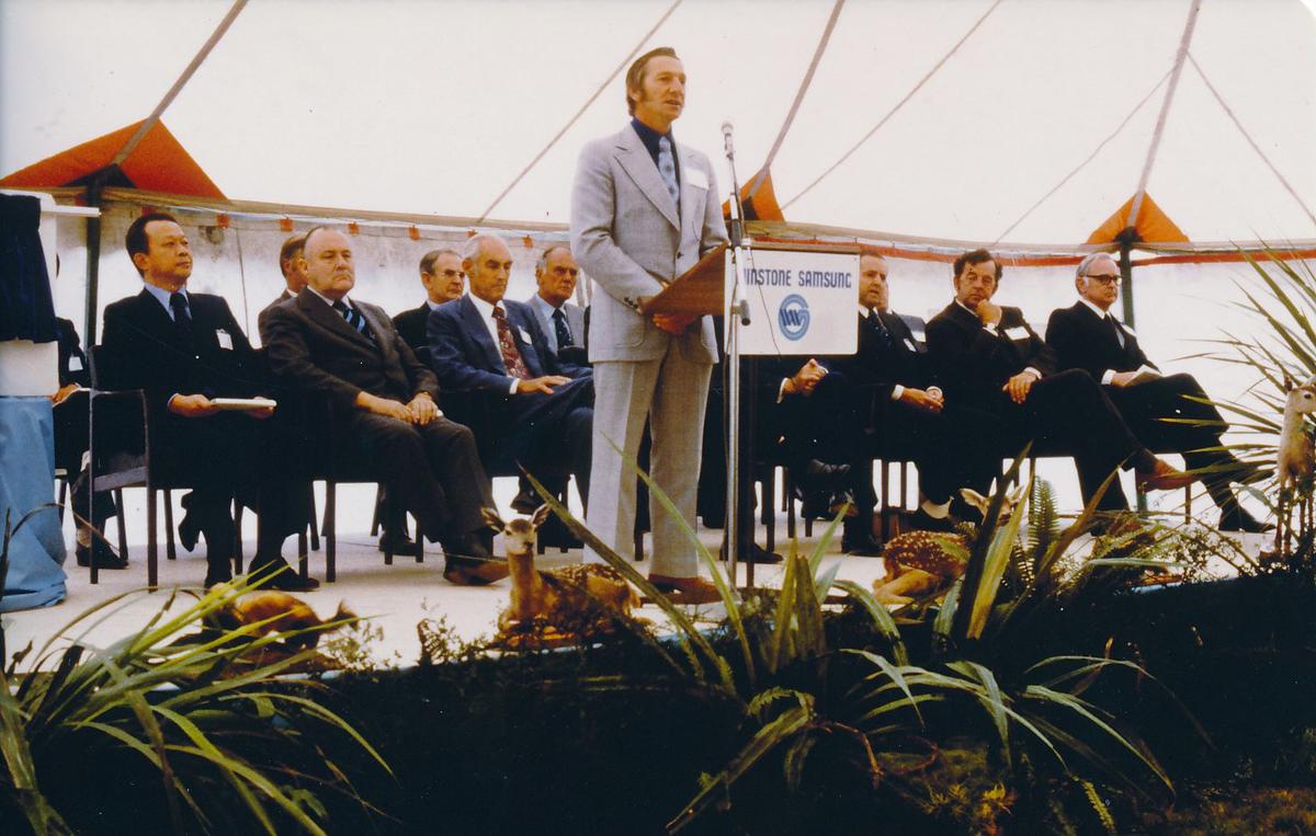 Winstone Samsung Industries Ltd: 1979 Karioi Pulp Mill, near Tangiwai ...